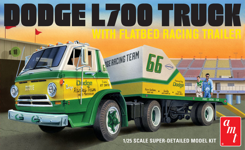 AMT : Dodge L700 Truck with Plateau plat | Hobby2000 Modélisme